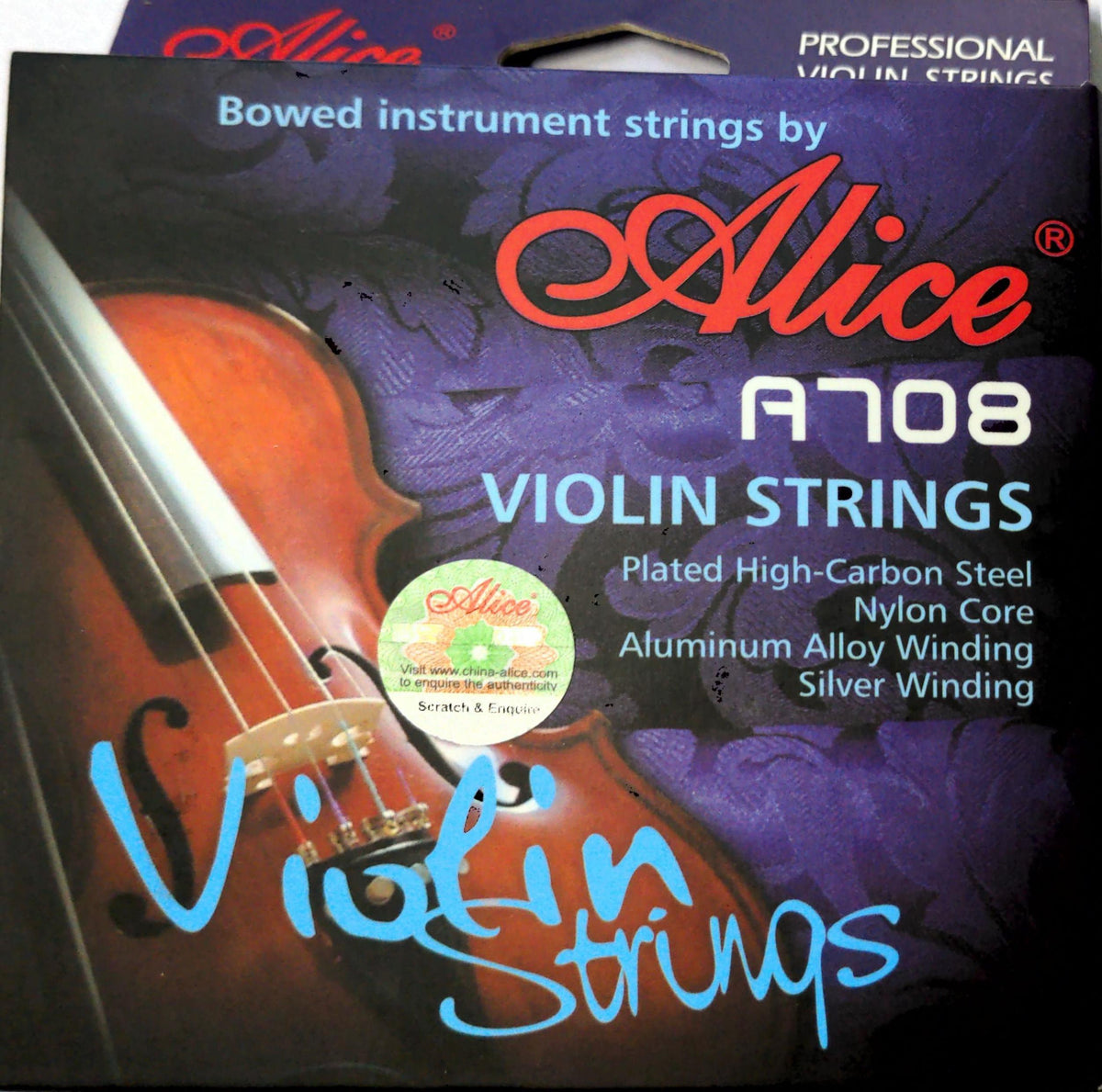Alice, Violin Strings, A708 – Braganzas